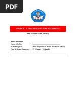 Modul Pembelajaran Menggambar Proporsi Tumbuhan Untuk Kelas VI | PDF