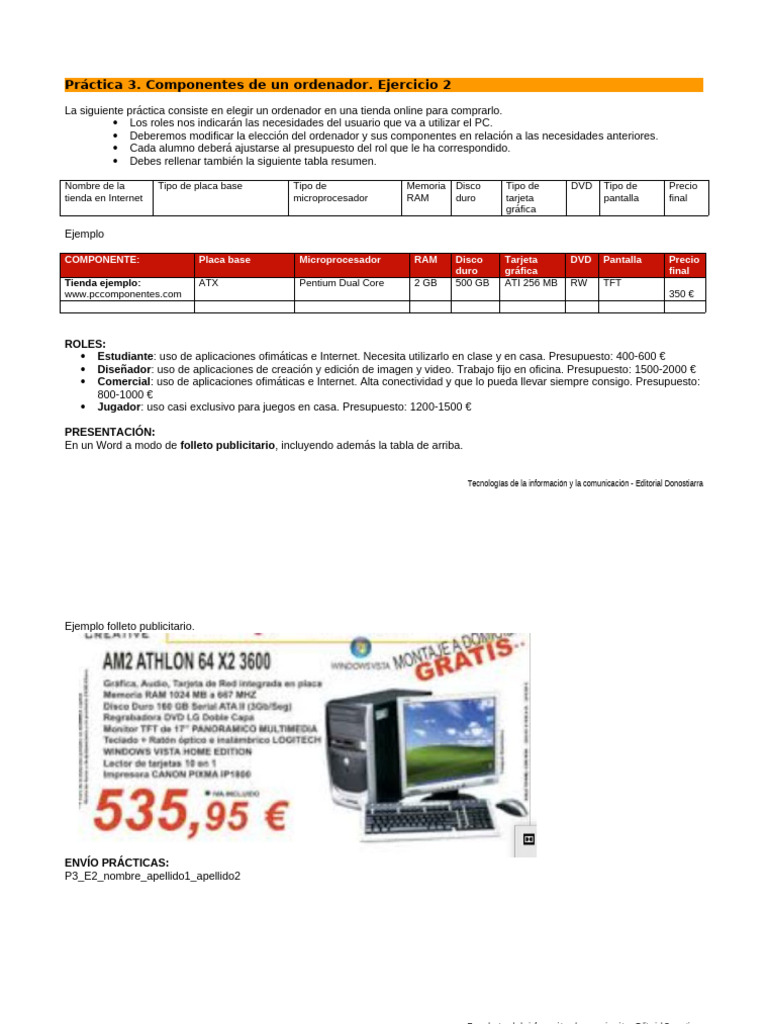 P3 E2 Comprando | PDF