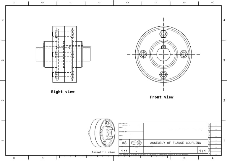 3 Flange Coupling Assembly | PDF