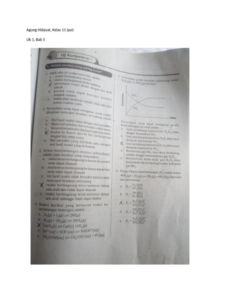 Agung Hidayat, Uk 1 Bab 5 | PDF