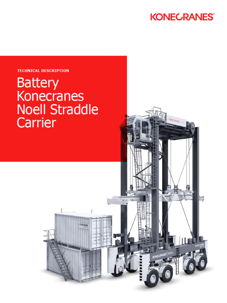 Battery Konecranes Noell Straddle Carrier EN | PDF | Hybrid Vehicle ...
