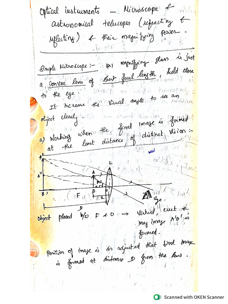 Optical Instrument | PDF