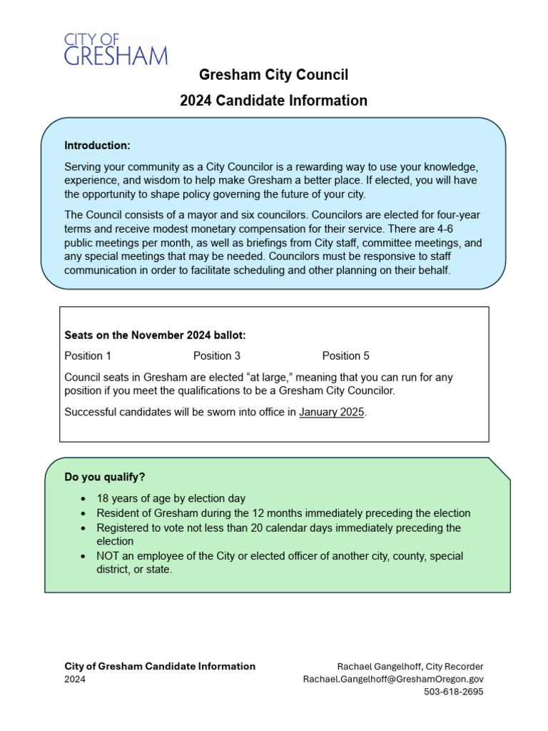 2024 Candidate Information | PDF | Campaign Finance In The United ...