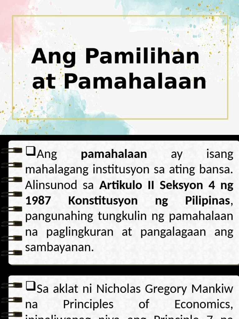 Aralin6 Ugnayan NG Pamilihan at Pamahalaan | PDF