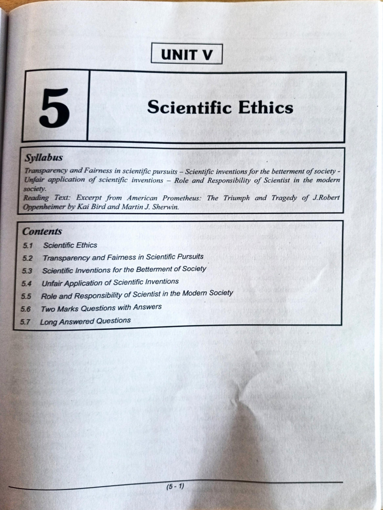 HVE - Unit 5 | PDF | Nuclear Weapons | Science