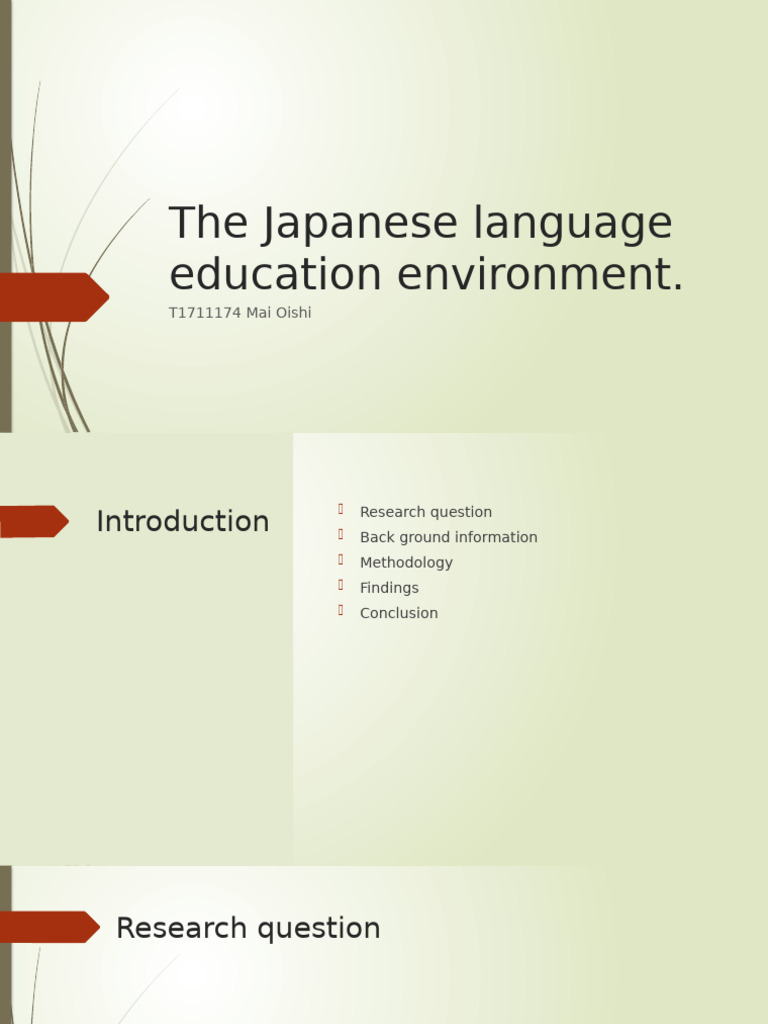 Improving Japanese Language Education | PDF | Cognition | Learning