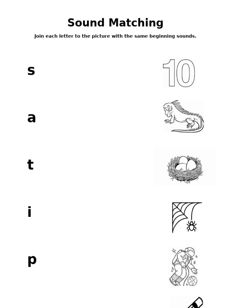 Jolly Phonics Sound Match 5 | PDF