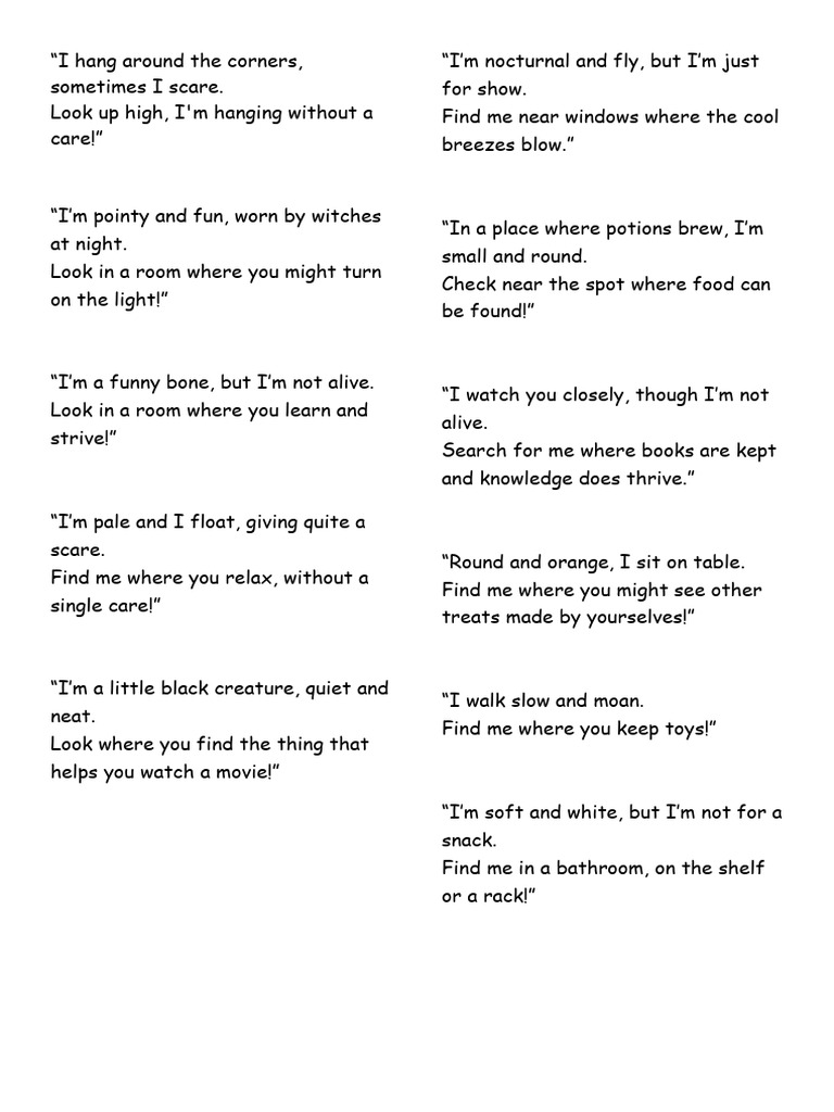 Halloween Clues | PDF | Mystery, Thriller & Crime Fiction | General Fiction