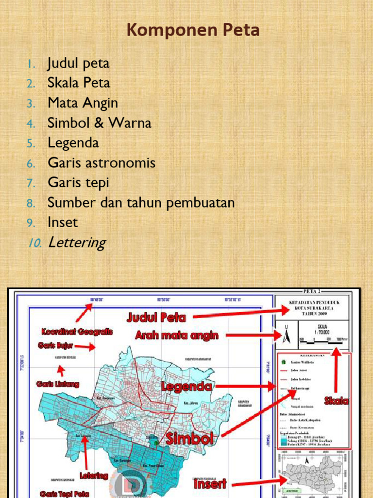 Komponen Peta& Latihan Soal | PDF