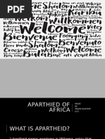 Apartheid South Africa 1940s To 1960s Essay For Grade 11 | PDF ...