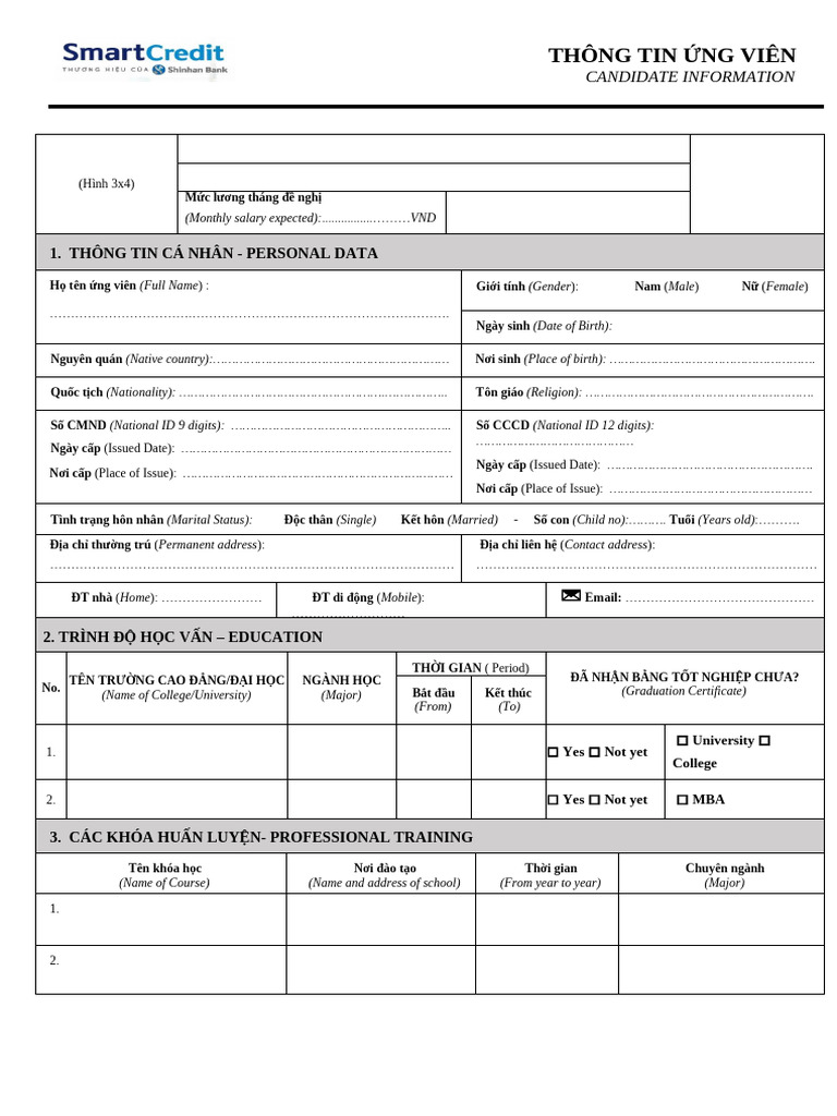 Candidate Information | PDF