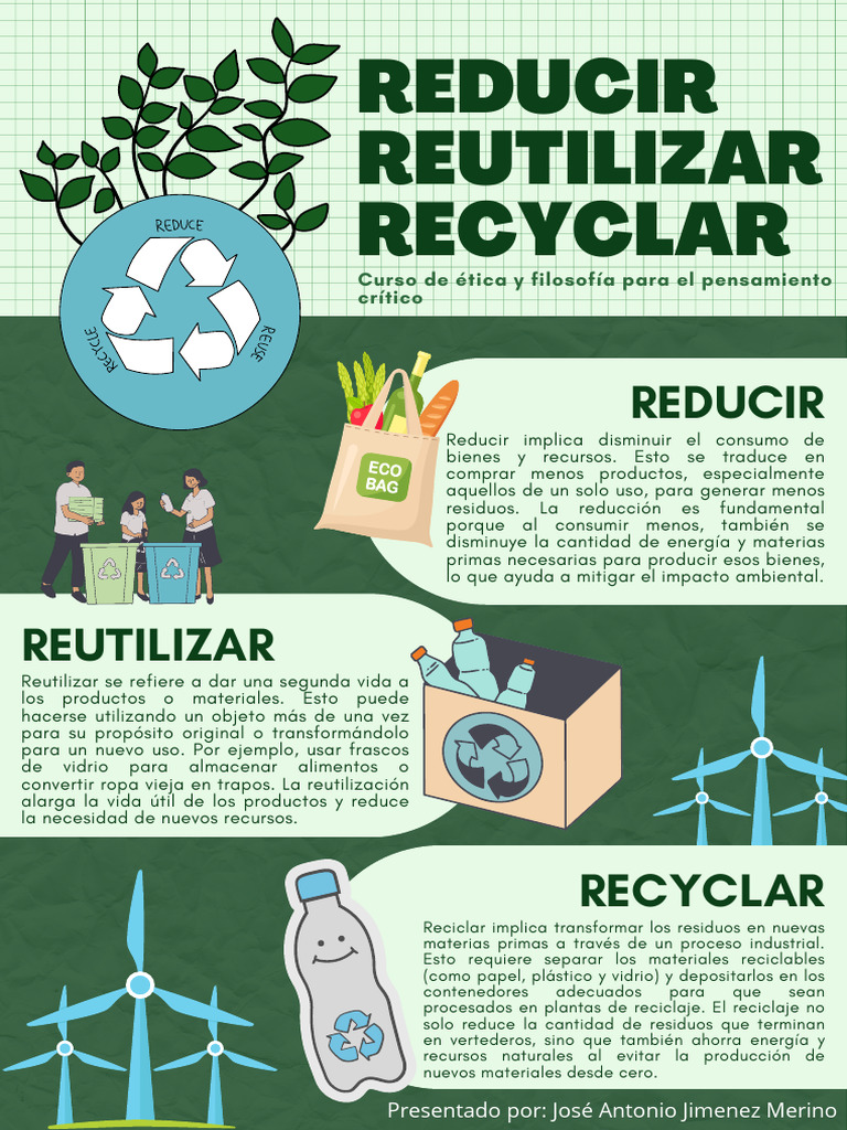 Reducir, Reutilizar y Reciclar | PDF | Reciclaje | Residuos