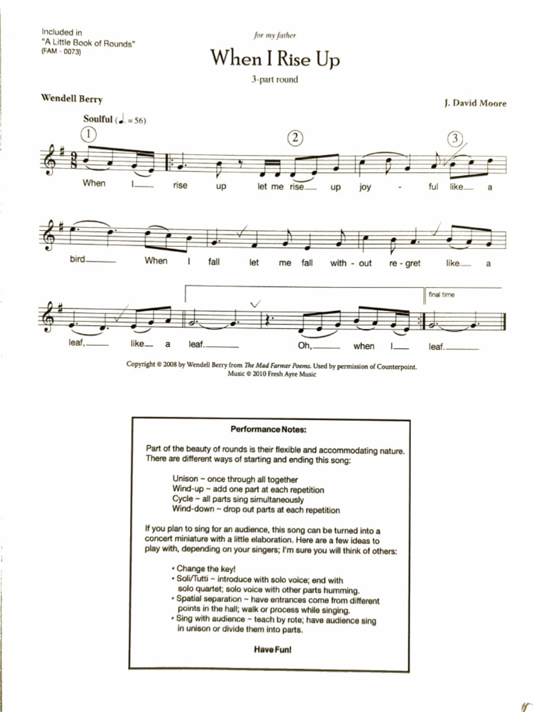 When I Rise Up | PDF | Music Theory | Performing Arts