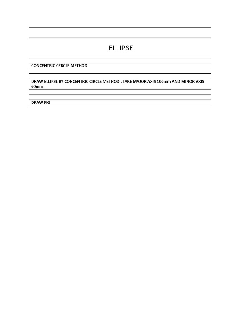 ELLIPSE | PDF