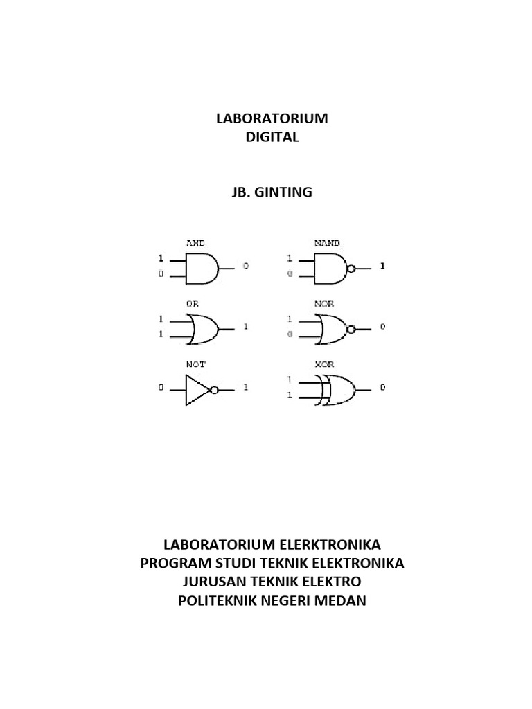 Panduan Praktikum Elektronika Digital | PDF
