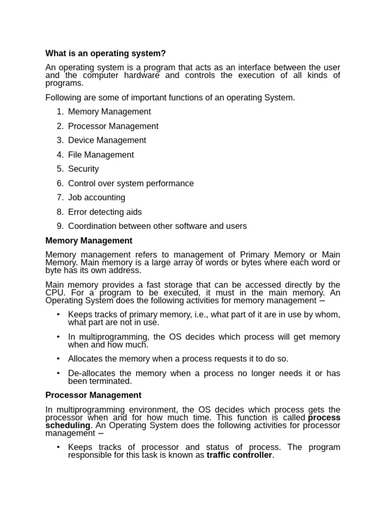 Chapter 4 - Operating Systems | PDF | Operating System | Process ... Chapter 4 - Operating Systems | PDF | Operating System | Process ...