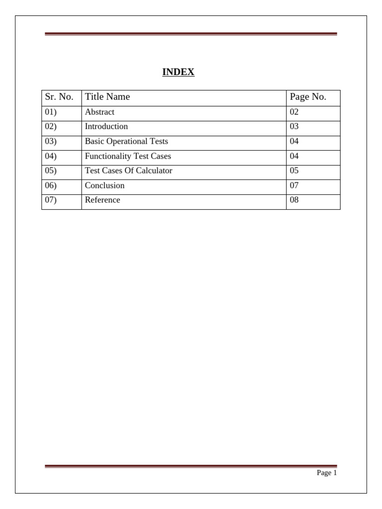 Calculator Test Case Development | PDF | Multiplication | Division ...