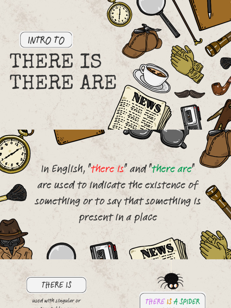 English Basics: There is/There are | PDF