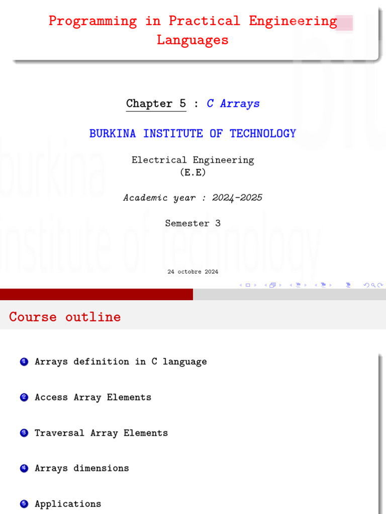Chap_5 C Arrays | PDF | C (Programming Language) | Integer (Computer ... Chap_5 C Arrays | PDF | C (Programming Language) | Integer (Computer ...