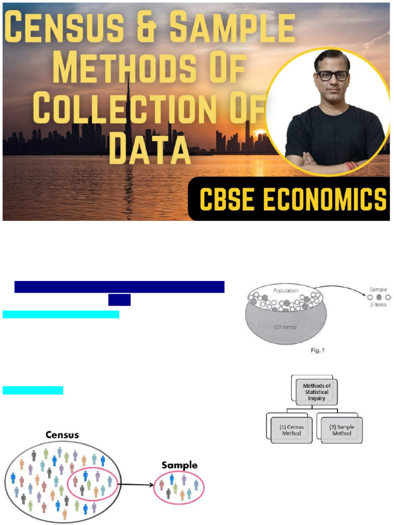 Census and Sample Methods | PDF | Sampling (Statistics) | Census