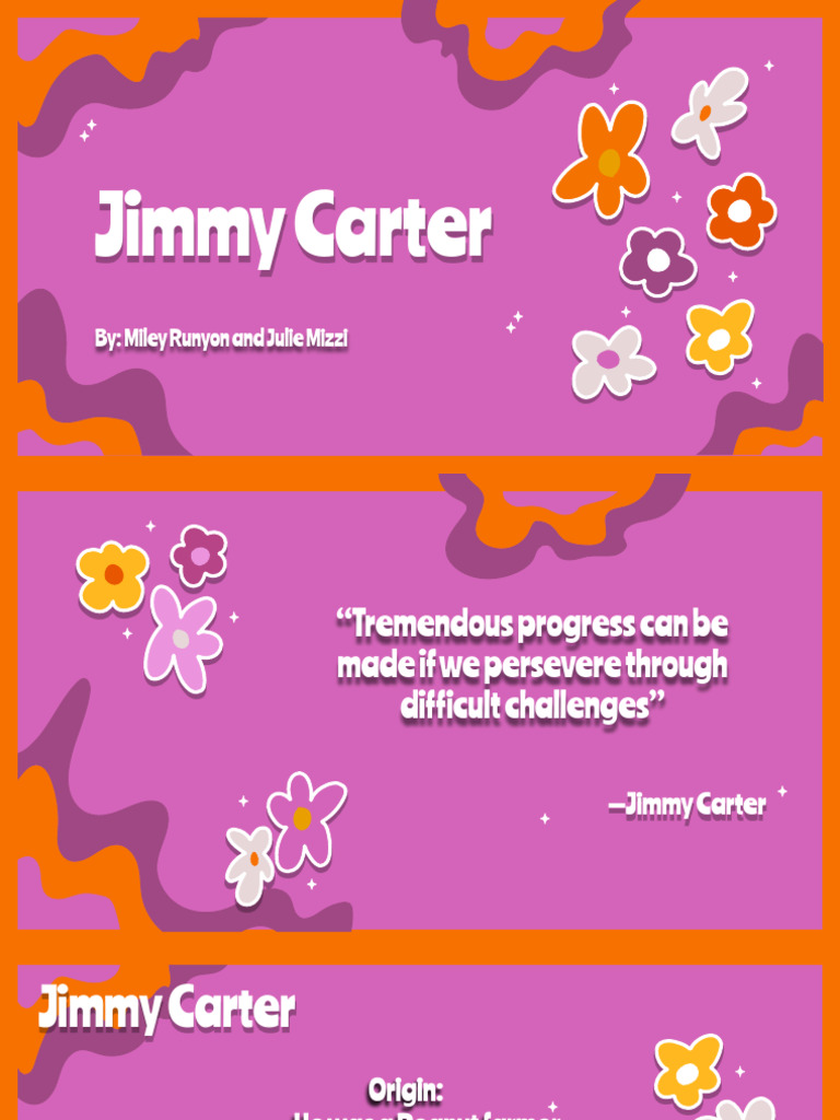 Jimmy Carter: Life and Presidency Overview | PDF