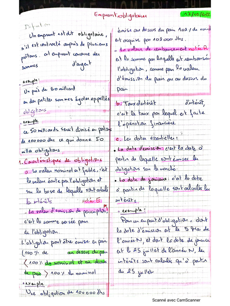 Maths Fin Cours | PDF