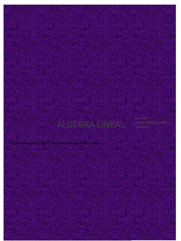 Algebra Final | PDF | Espacio vectorial | Mapa lineal