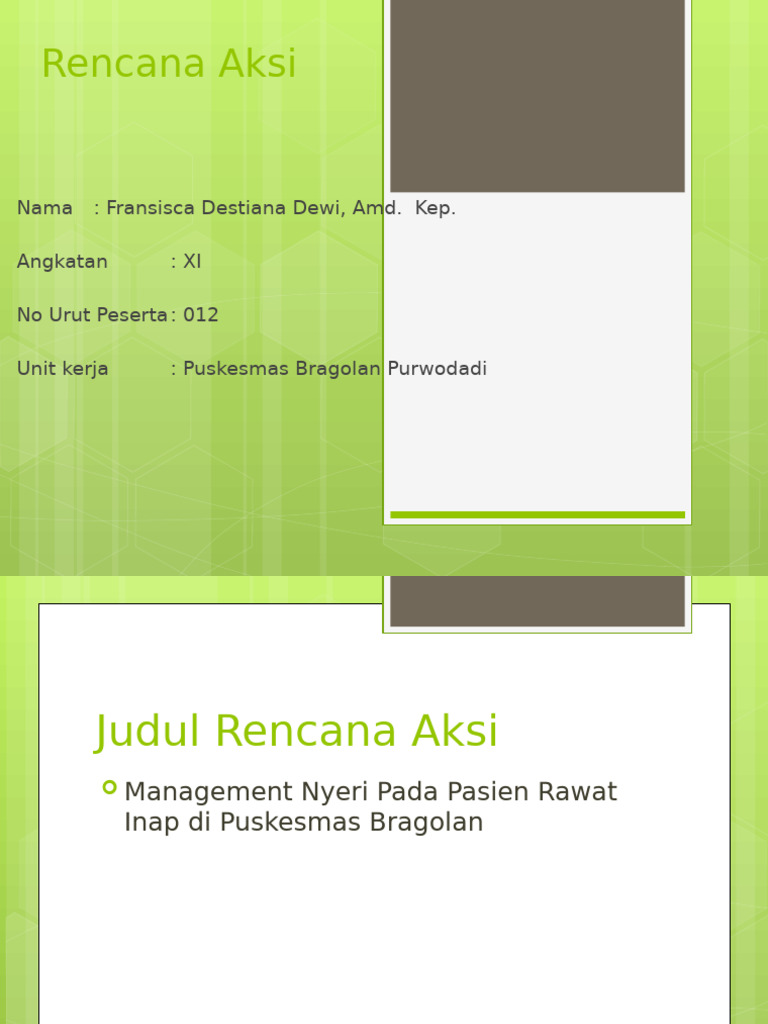 Rencana Aksi | PDF | Karier & Perkembangan | Pengembangan Diri