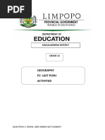 Grade 12 NSC Geography P2 (English) September 2022 Preparatory ...