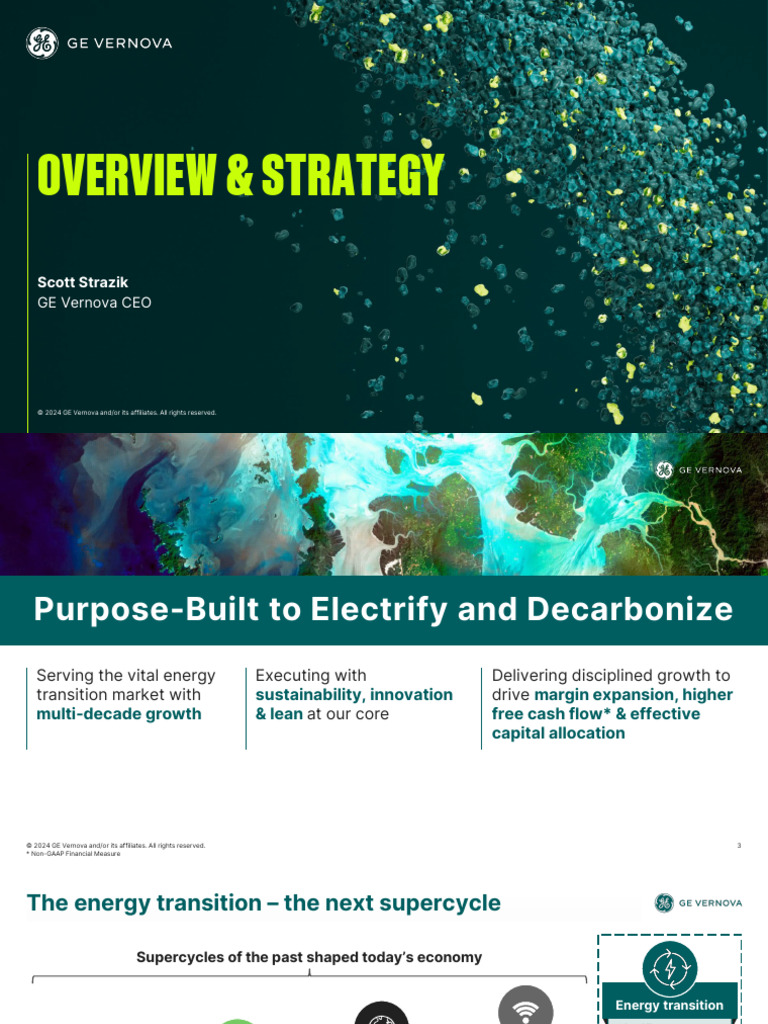 Ge Vernova 2024 Investor Day - Ceo Scott Strazik | PDF | Wind Power ...