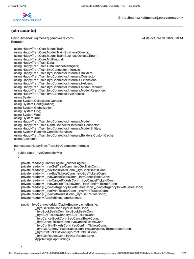 Iryo Connector MGR | PDF | Computer Programming | Control Flow