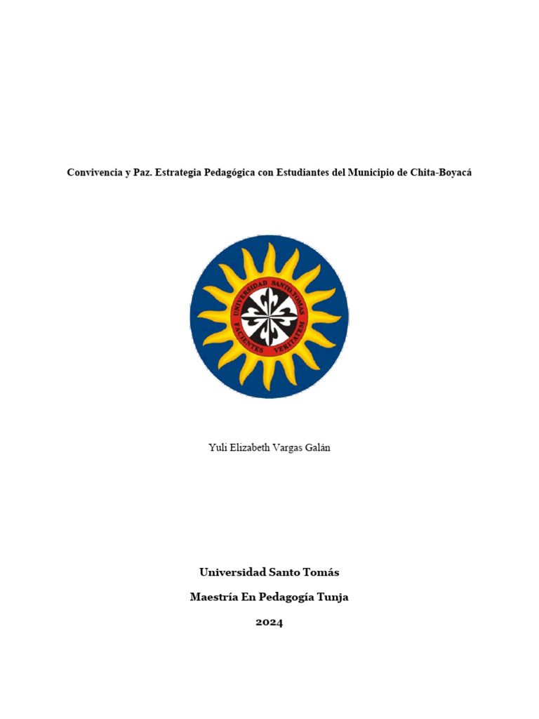 2024 Yuli Vargas Galan | PDF | Escuelas | Enseñando