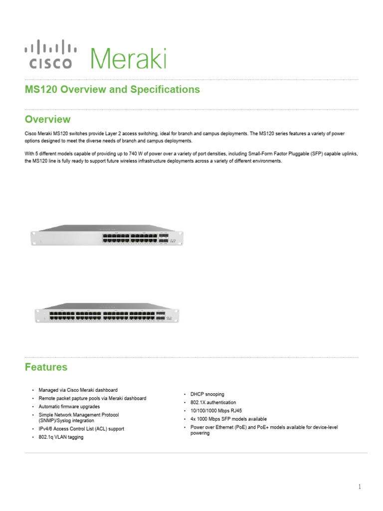 MS120-24P Datasheet | PDF | Computer Network | Network Switch
