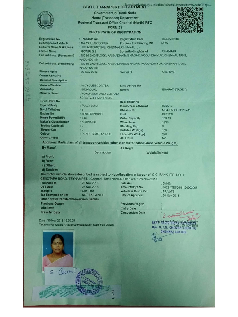 Activa TN05BU1740 RC Book | PDF