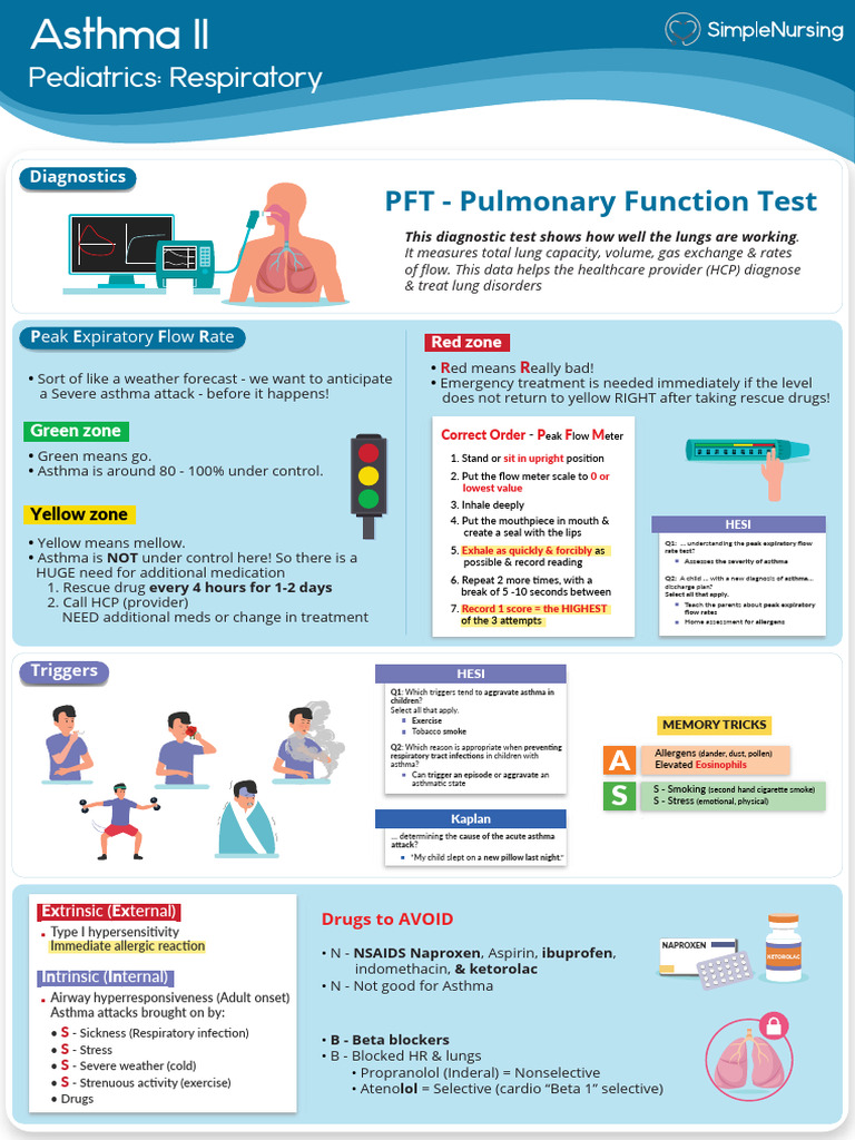 Asthma - Diagnostics - Triggers | PDF | Asthma | Exhalation