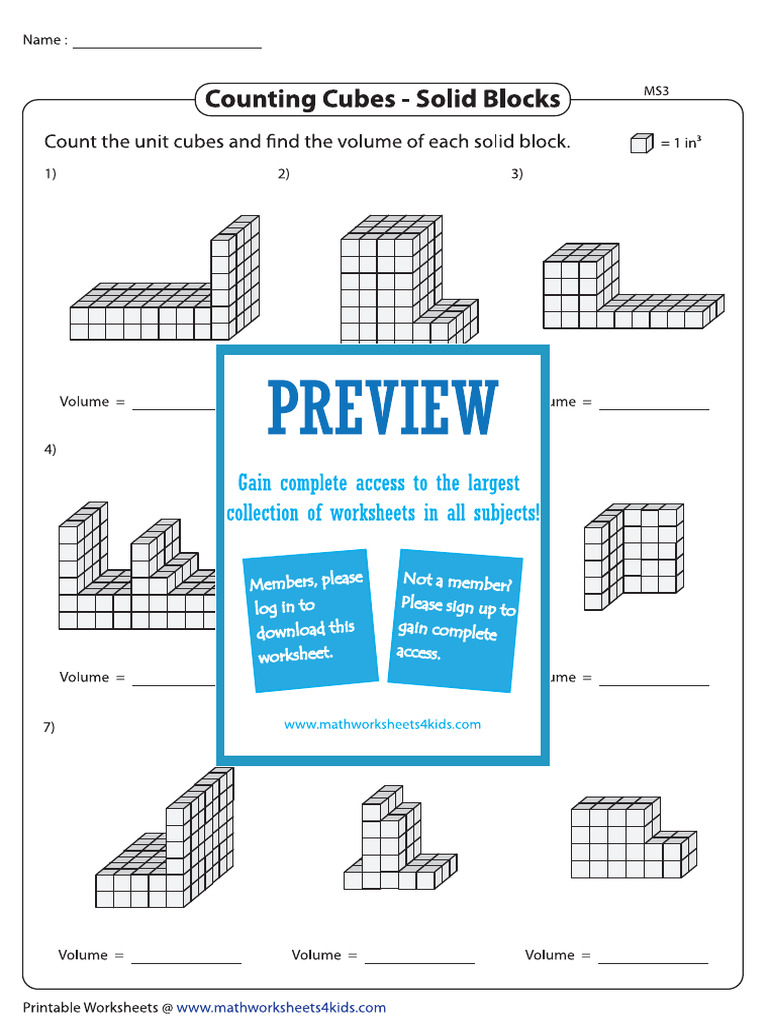 Solid Blocks Moderate 3 | PDF