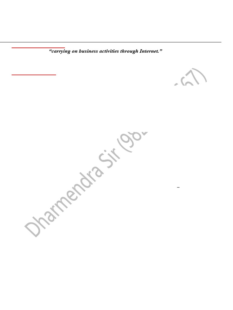 Chapter 5 - Emerging Modes of Business Ryt 2022 | PDF | Electronic ...