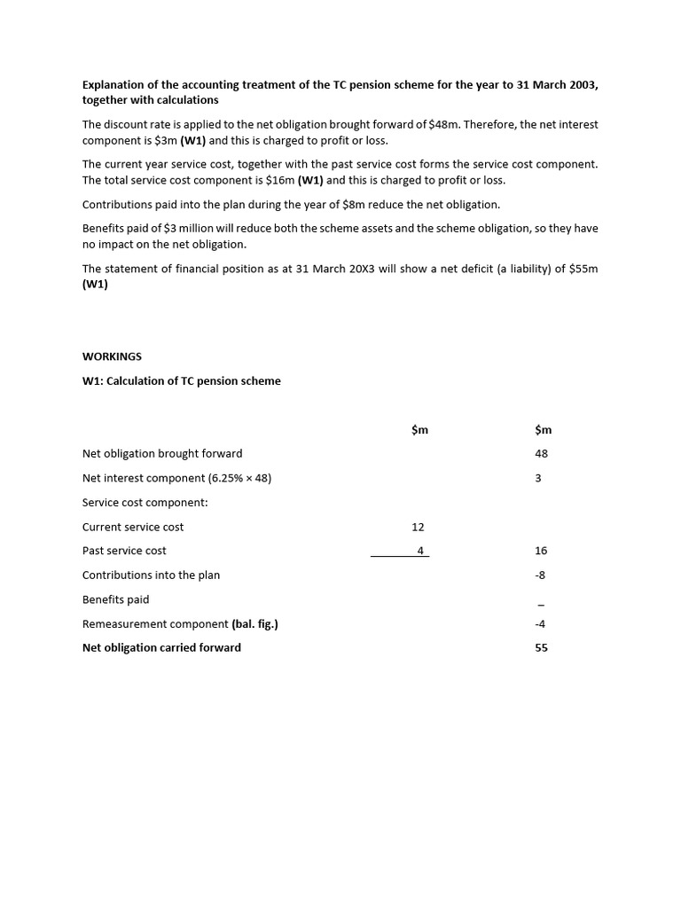 TC Pension Scheme Accounting 2003 | PDF