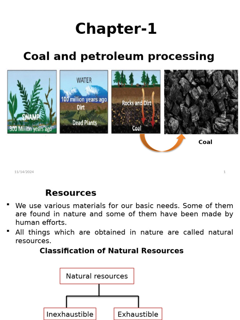 Unit-1-Coal and Petroleum Processing | PDF | Cracking (Chemistry) | Coal