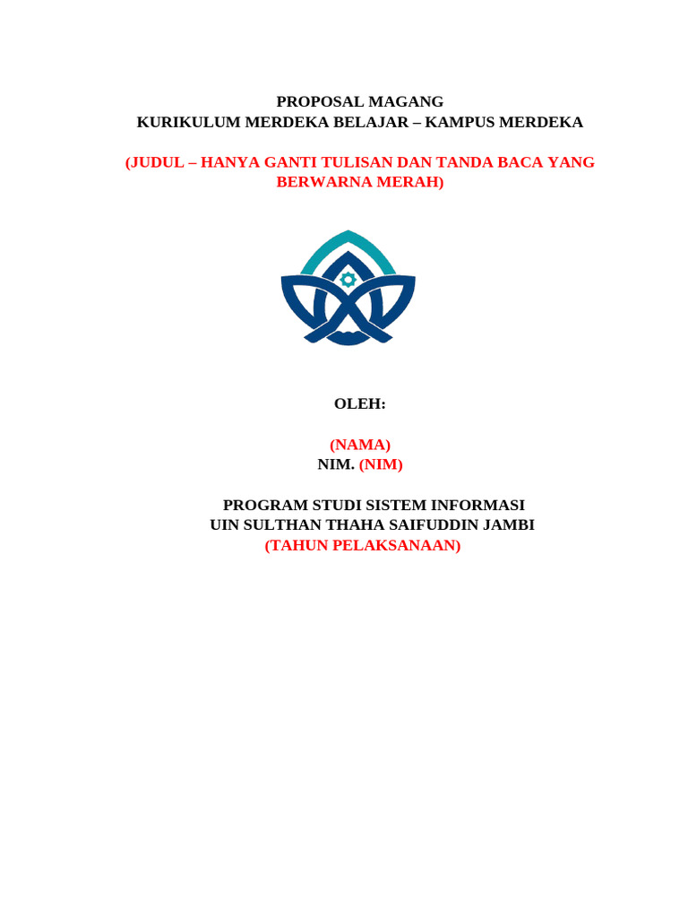 Format Proposal Mini - Jalur MBKM SIF 2023 | PDF