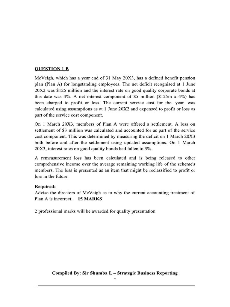 Presentation Assignment IAS 19 | PDF