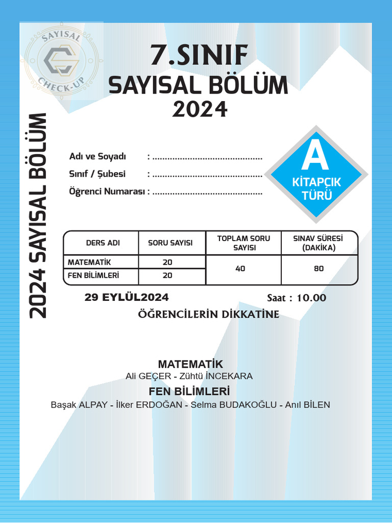 Sınıf Mat+fen | PDF