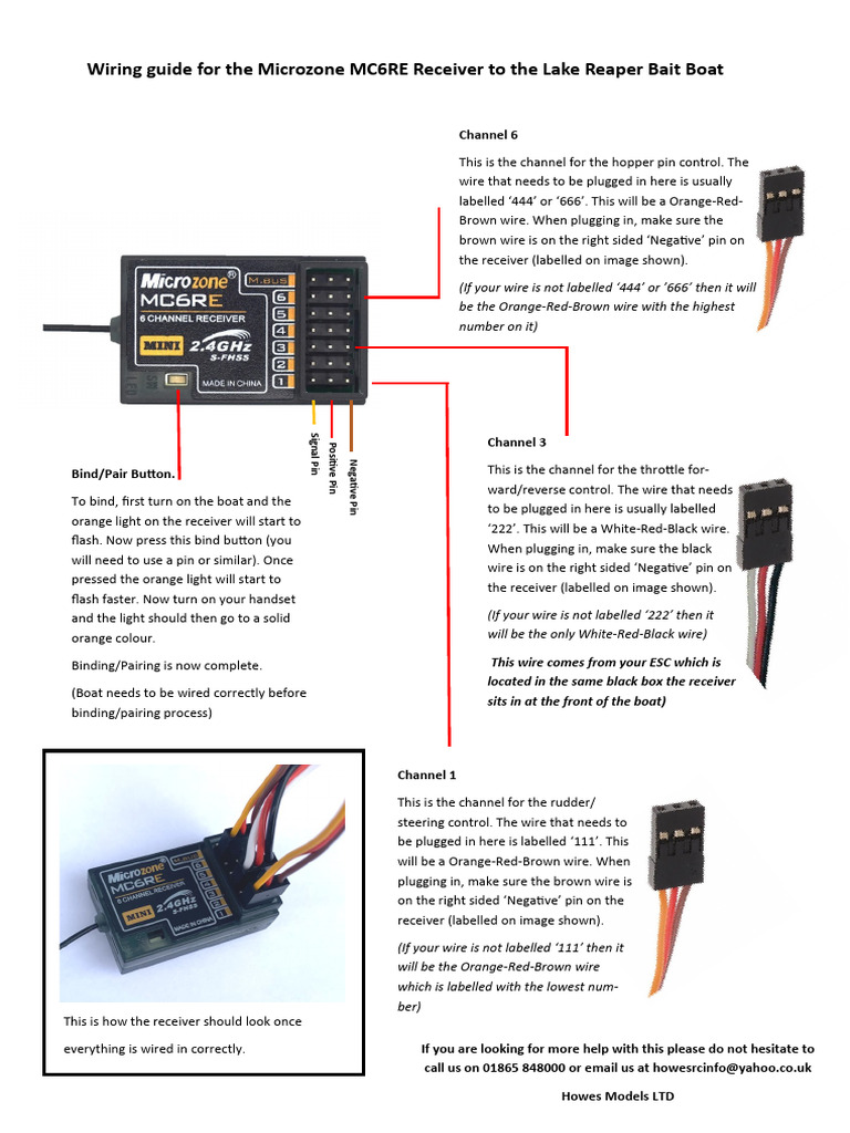 Microzone Receiver Fitting Instructions PDF | PDF