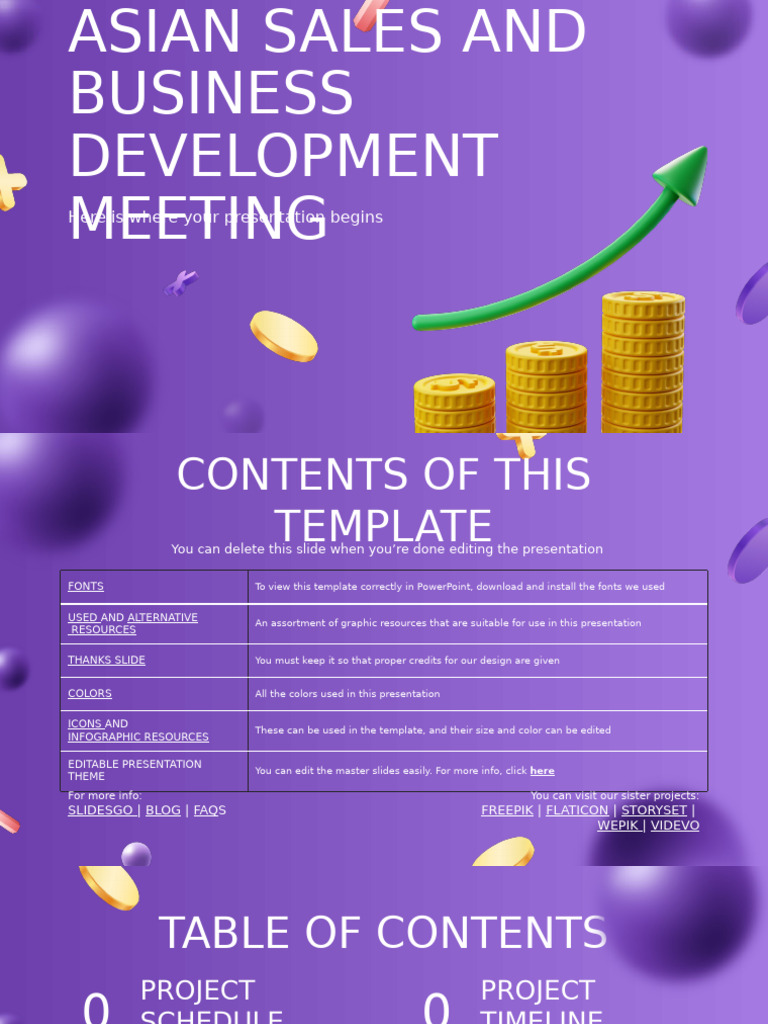 Asian Sales Meeting Presentation Template | PDF | Planets | Mercury ...