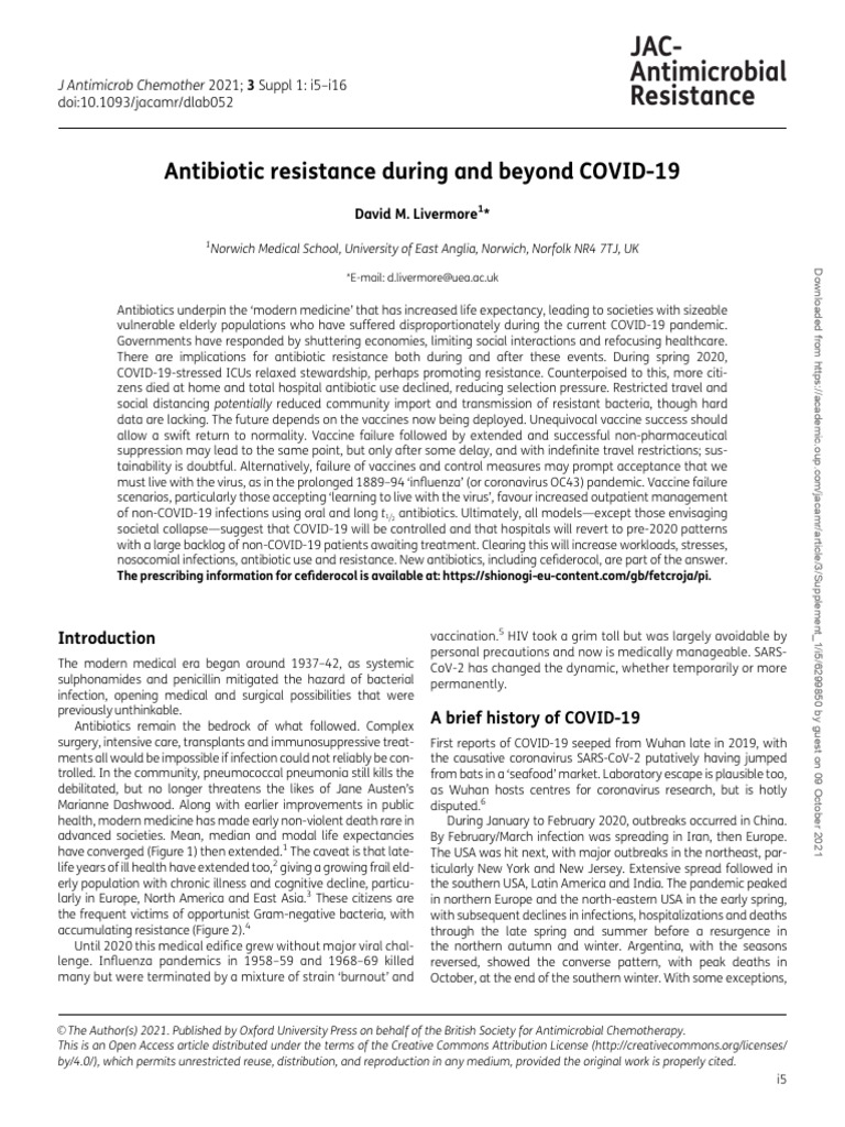 Dlab 052 | PDF | Antimicrobial Resistance | Infection