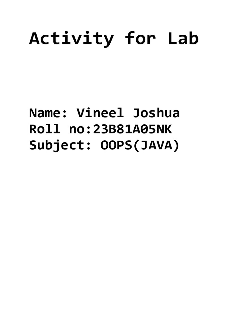 Program To Show The Usage of Scanner Class Methods | PDF