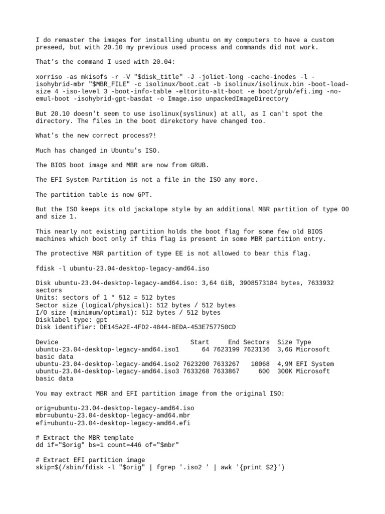Ubuntu UEFI Installation Image | PDF | Computer Data | Operating System Technology