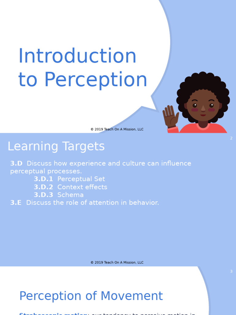 Intro To Perception Slides | PDF | Perception | Illusion