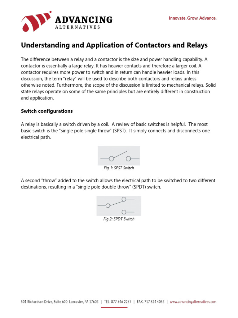 Updated 6-5-23 Understanding Relays | PDF | Switch | Relay