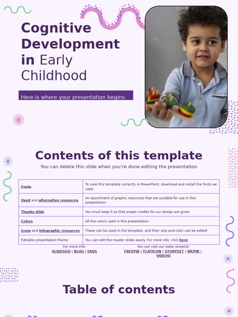 Cognitive Development in Early Childhood by Slidesgo | PDF | Planets ...